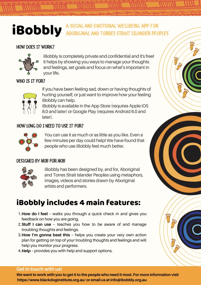 iBobbly - social and emotional wellbeing self-help — TINO : Tune In Not Out
